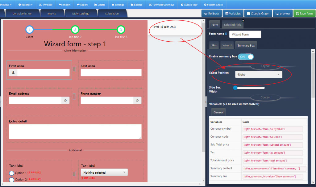 Form editor – SoftDiscover Support