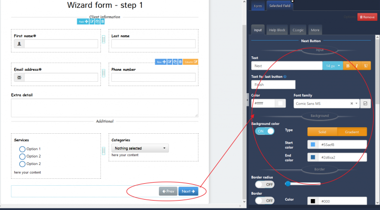 Wizard buttons – SoftDiscover Support